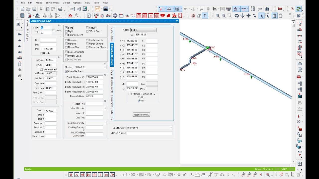 HDPE Piping Stress Analysis. Part 1