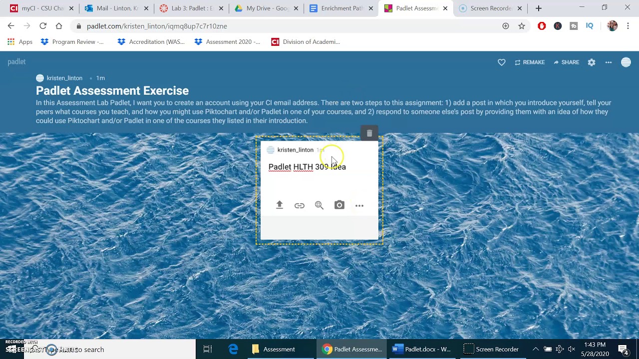 HOW TO USE PADLET IN THE ONLINE CLASSROOM | PADLET TUTORIAL + EXAMPLE 2020