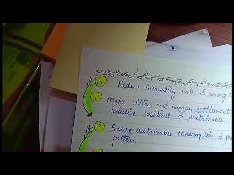 Sustainable Development Goals #net #upsc#cgl #ssc #bank #hindi #english #handwrittennotes