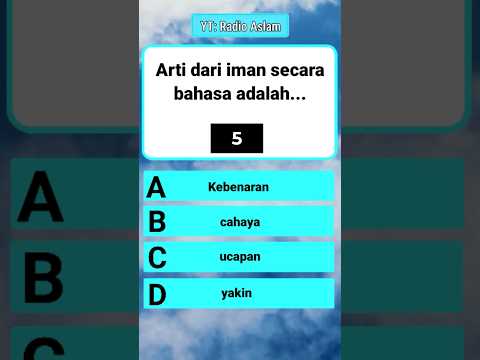 Arti Iman Secara Bahasa #shorts