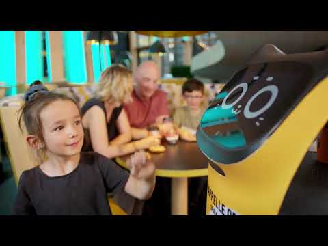 BellaBot - Cat Robot Delivers Coffee