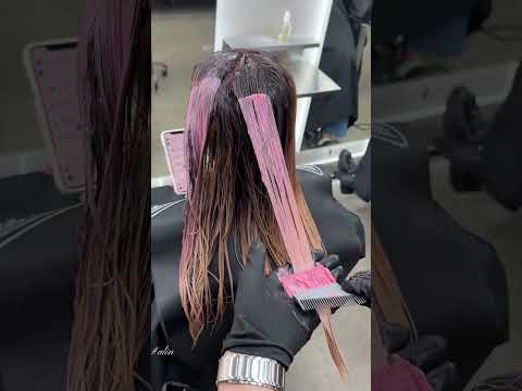 Balayage ánh hồng | Alin Hair Tv