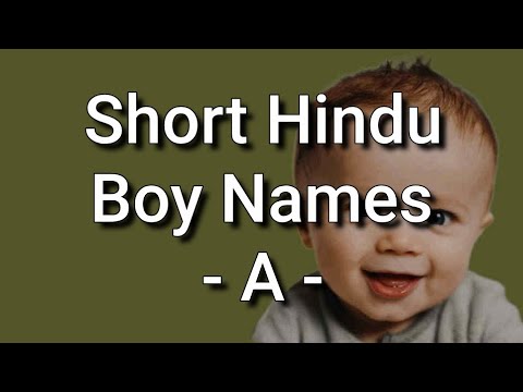 50 Short Hindu Boy Names and Meanings, Starting With A