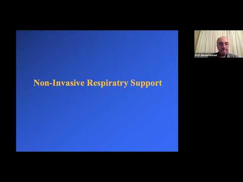 Non Invasive respiratory support of newborn - conventional mechanical ventilation Dr Ahmad Refaat