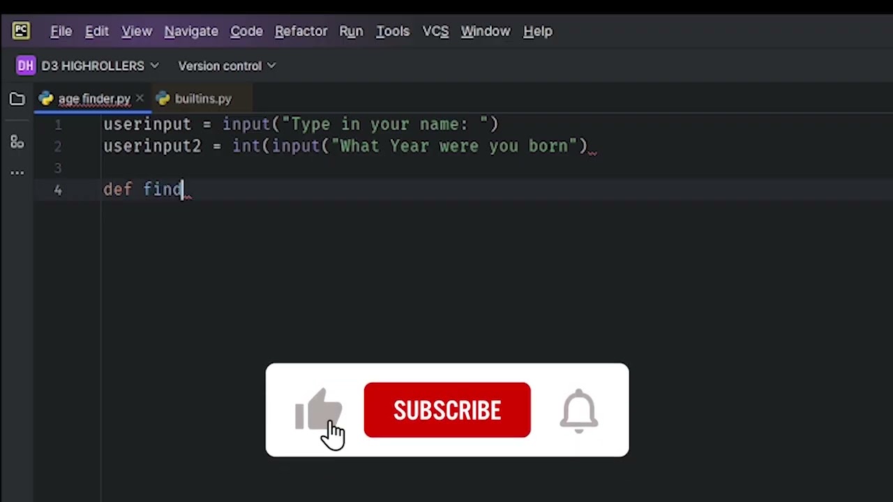 How To Create A Basic Age Calculator App In PYTHON