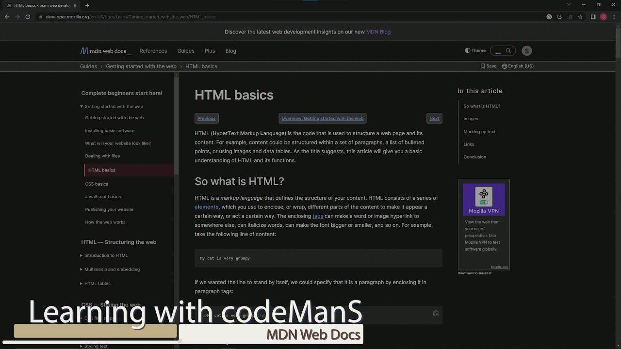 Learn HTML | MDN Web Docs_  HTML Basics