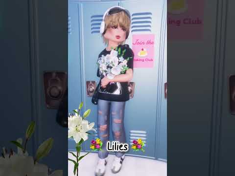 Styling outfits based on flowers in Dress to Impress ๐น๐๐ท #dresstoimpress #roblox