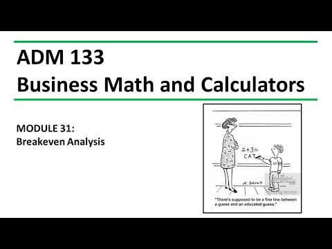 Business Math (Module 31)