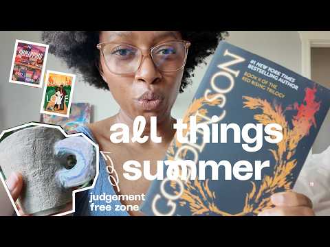all things summer ~ book shopping, nerikomi pottery, food markets