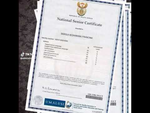 APPLY ONLINE MATRIC CERTIFICATE 081 844 6229.