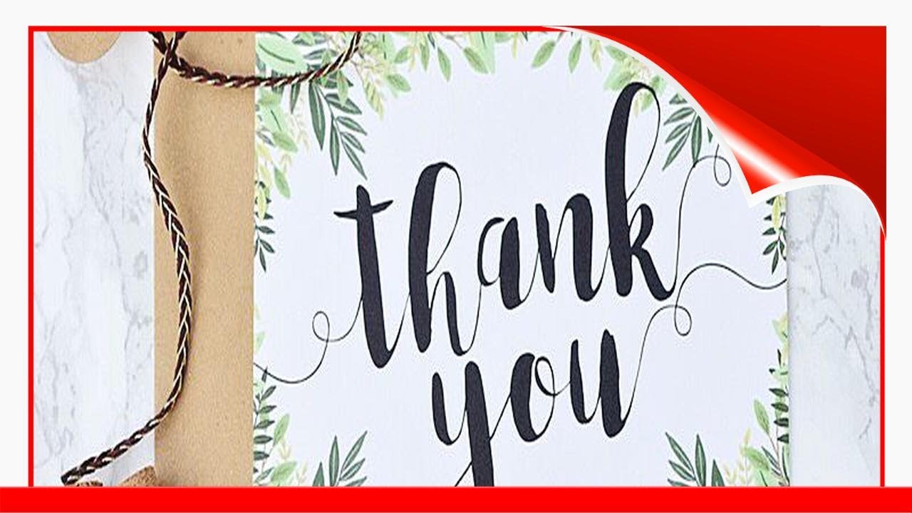 11 Free, Printable Wedding Thank You Cards 🧧