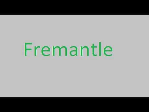How to pronounce Fremantle