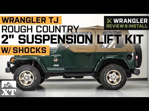 Jeep Wrangler TJ Rough Country 2" Suspension Lift Kit w/ Shocks (1997-2006) Review & Install