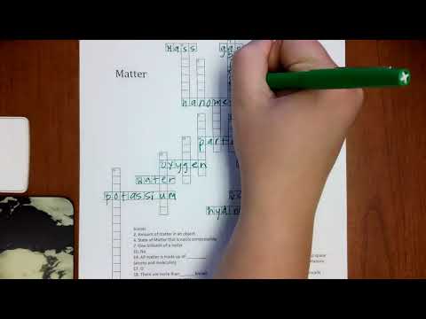 Matter Crossword