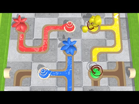 WATER CONNECT PUZZLE (Connect the Pipes / Water Flow Game) - Gameplay Walkthrough
