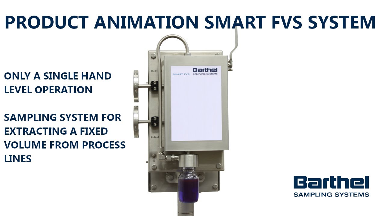 How a SMART Fixed Volume Sampler works. See product animation from Barthel Sampling Systems.
