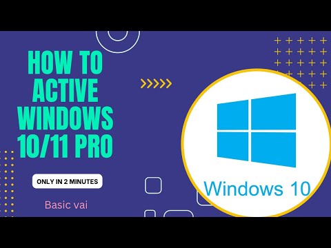 How to Activate Windows 10/11 Pro Free Product key