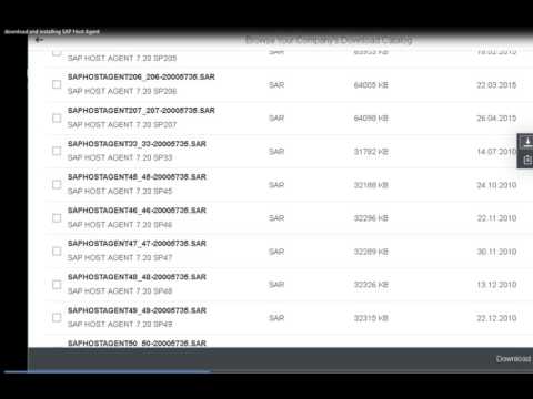 Installing SAP Host Agent