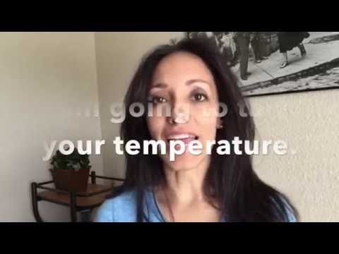 How do you say "I am going to take your temperature" in Spanish?