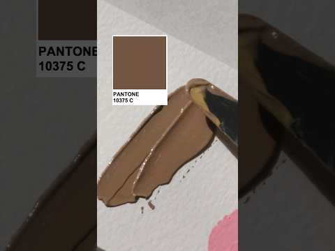 Shade : PANTONE 10375 C #colourmixing #acrylic #acrylicpaint #colourmix #arttutorial #artist #art