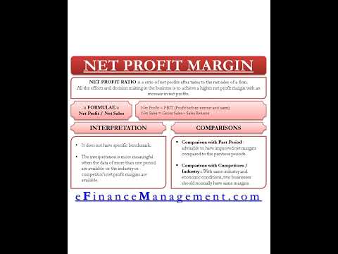 Net profit Margin Diffinition interpretatiom and Formula