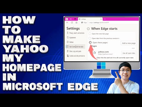 How To Make Yahoo My Homepage in Microsoft Edge [Guide]