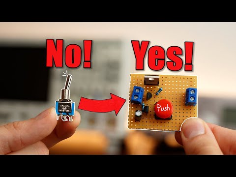 Mechanical Switches are Obsolete?! Switch to a Latch Circuit! EB#53