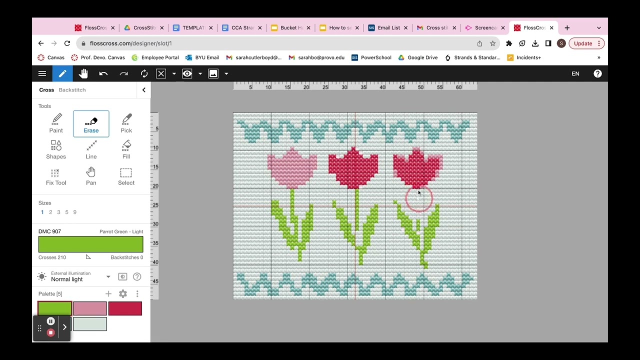 Using FlossCross Cross Stitch Pattern Maker