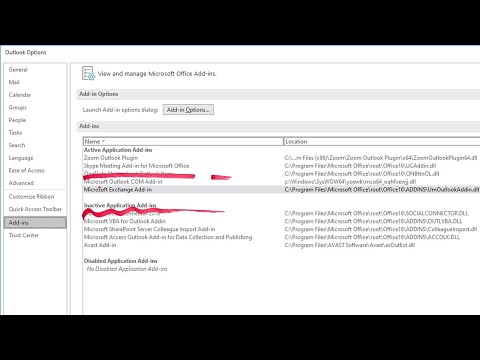 Disable Microsoft Outlook Add-ins That May Be Causing Performance Problems and Crashes