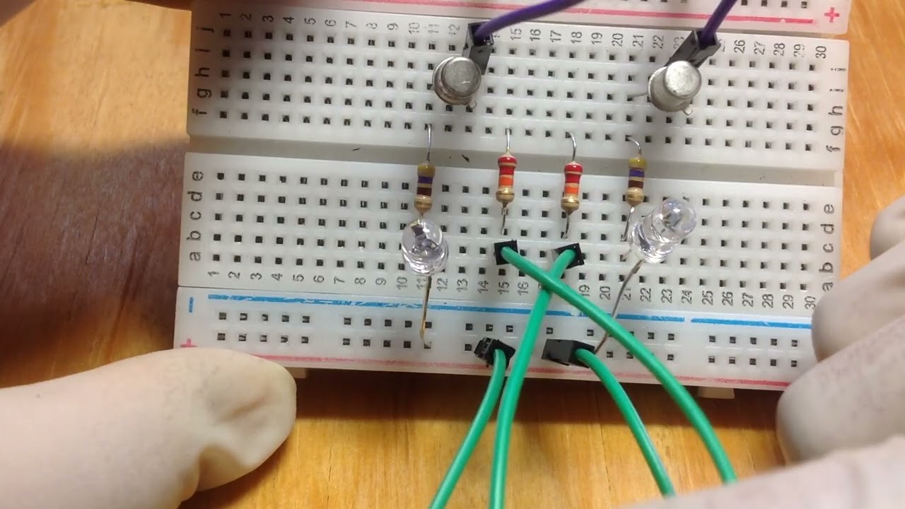2 LED Flasher Circuit