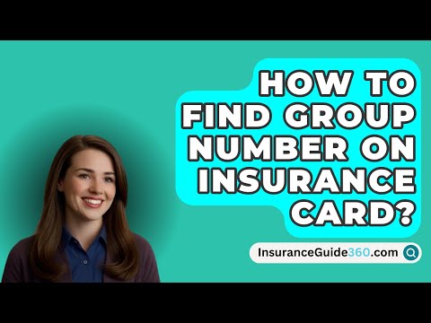 How To Find Group Number On Insurance Card? - InsuranceGuide360.com