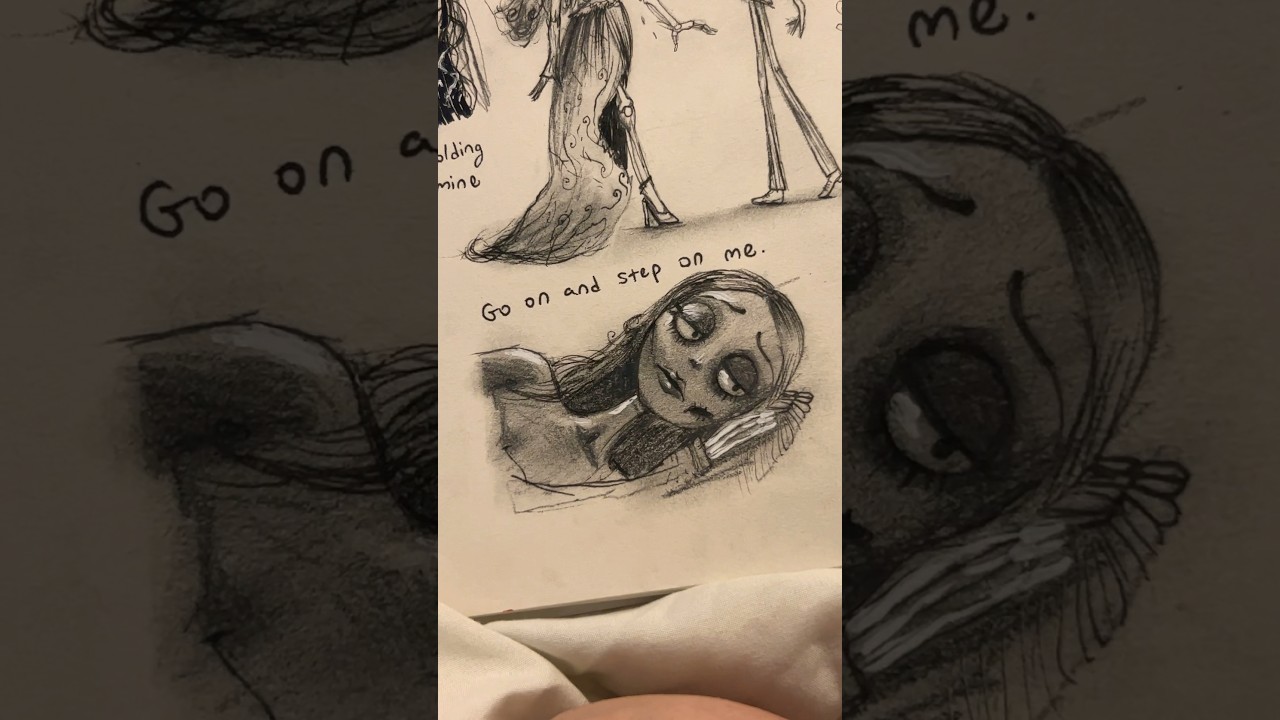 Step on me | 𝓒𝓸𝓻𝓹𝓼𝓮 𝓑𝓻𝓲𝓭𝓮🥀 #corpsebride #lyricsart #creative #art