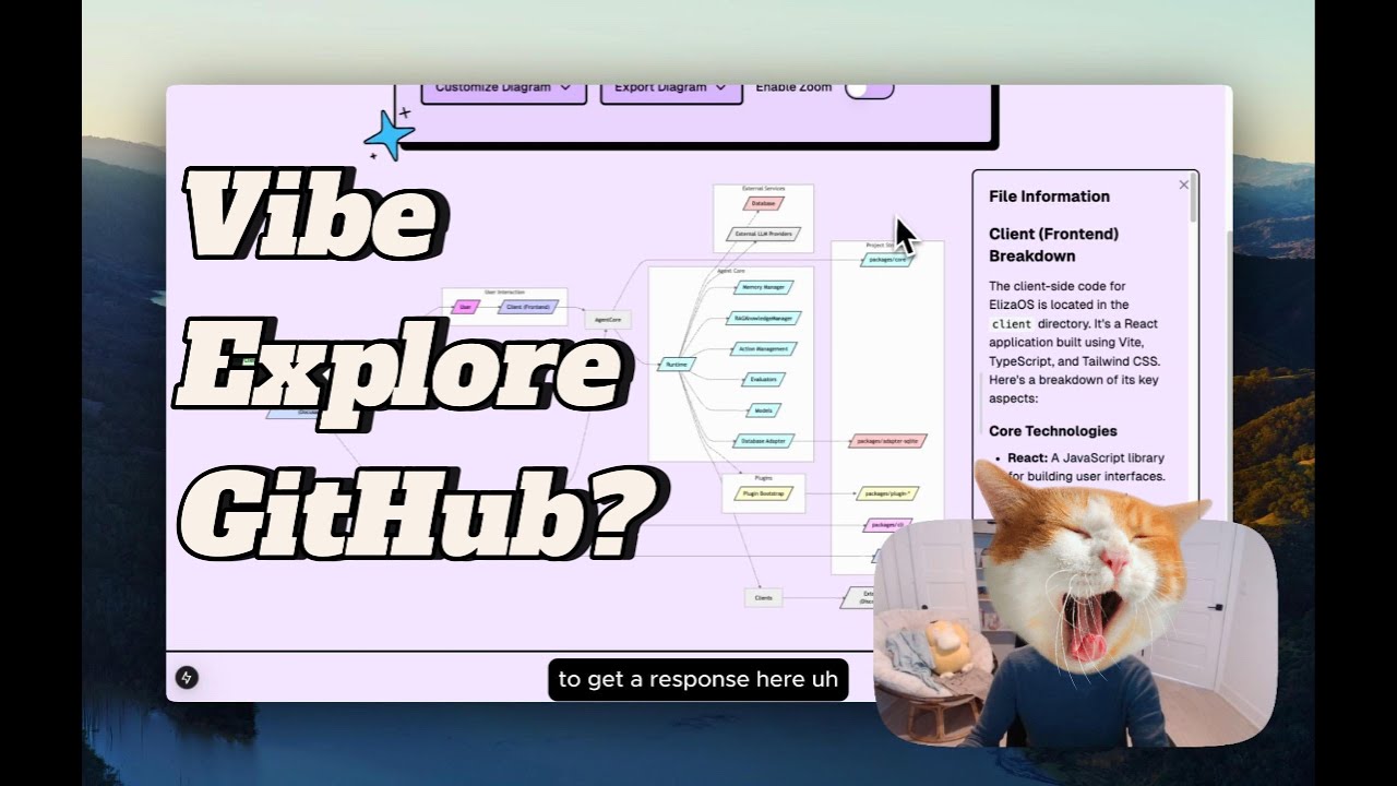 Vibe Explore Github with GitDiagram?