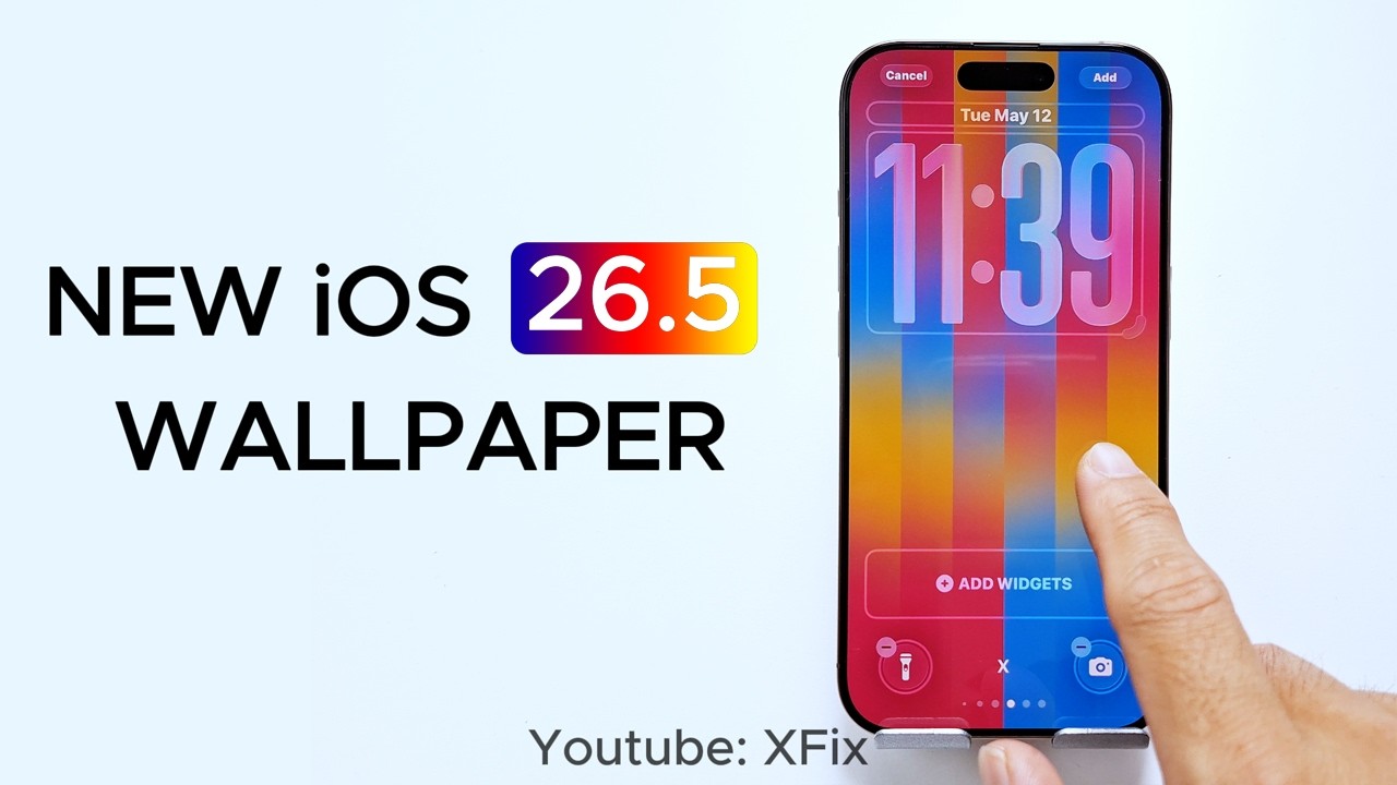 Update New iOS 26.5 and try New Wallpaper