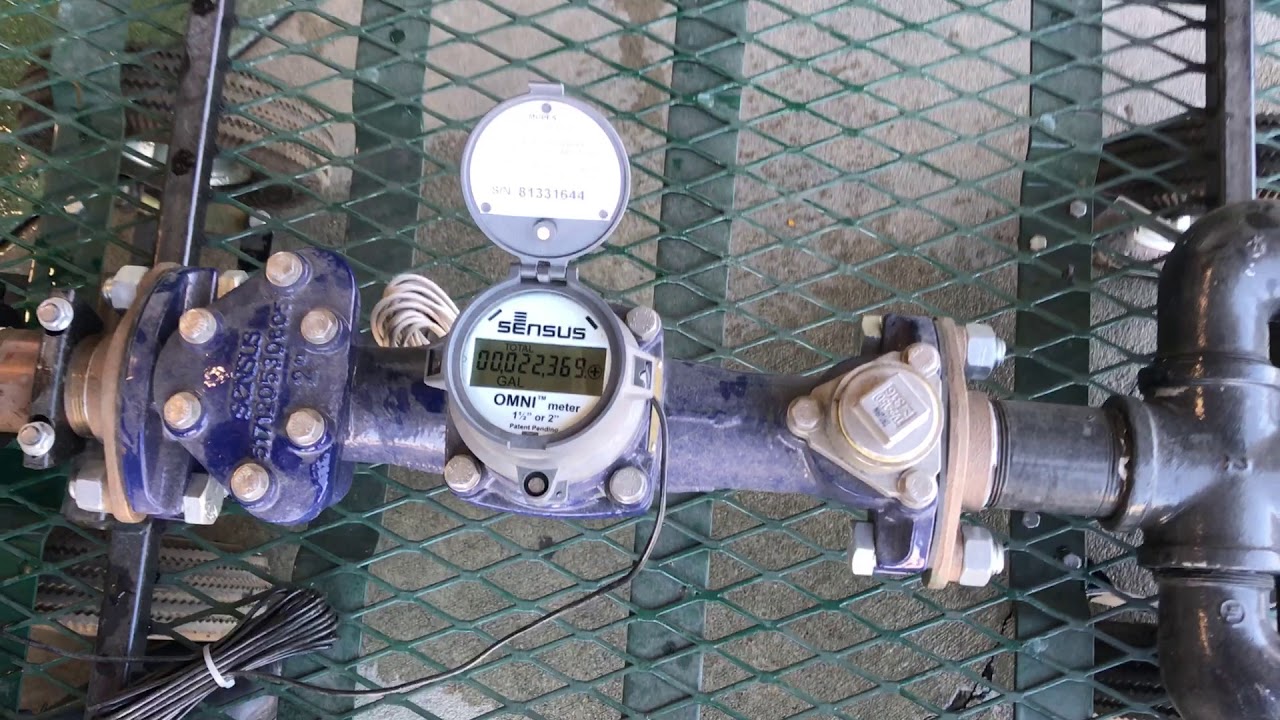 ARFF water flow testing meter