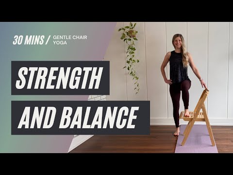 Chair Yoga | 30 min | Strength and Balance | Cara Kircher