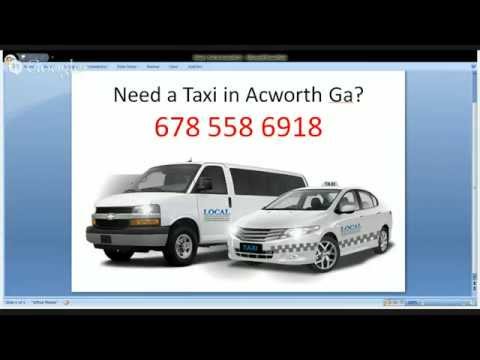 Local Taxi Services in Acworth Ga- Affordable Acworth Taxi Ride!