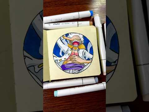 [ASMR] Drawing Your Profile Pictures: Luffy Gear 5 (#shorts)