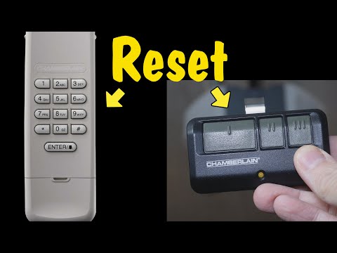 How to Reset Remote/Keypad Access Pin on Chamberlain LiftMaster Craftsman Garage Door Opener Delete