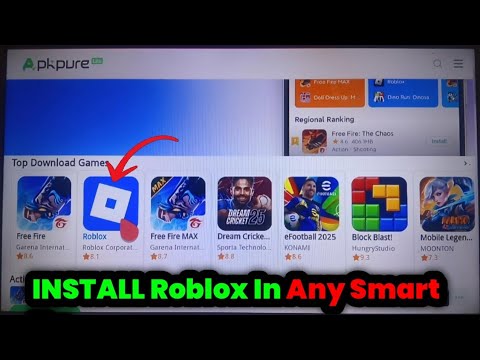 INSTALL Roblox In Any Smart Tv | How to Install Roblox In Any Tv |