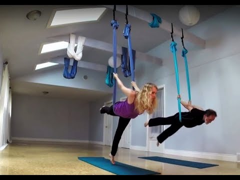 YOGABODY Yoga Trapeze – Yoga Swing/Sling/Inversion Tool, Baby Pink