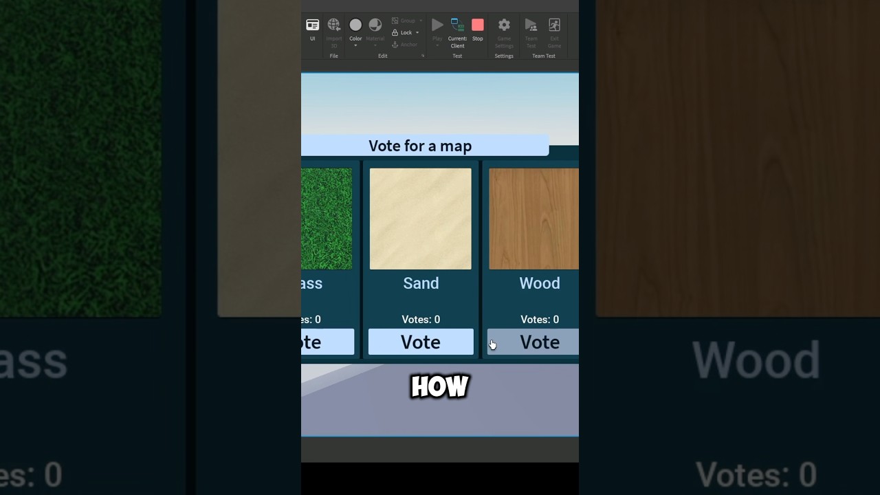 How to make map voting system in roblox studio #robloxstudiotutorial #robloxstudiotutorials