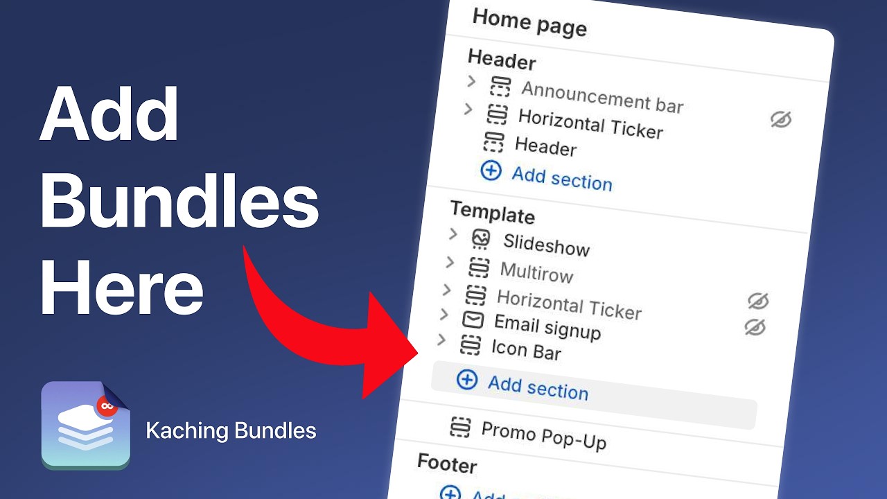 How to Add a Bundle Widget to a Shopify Homepage (Featured Product Section)