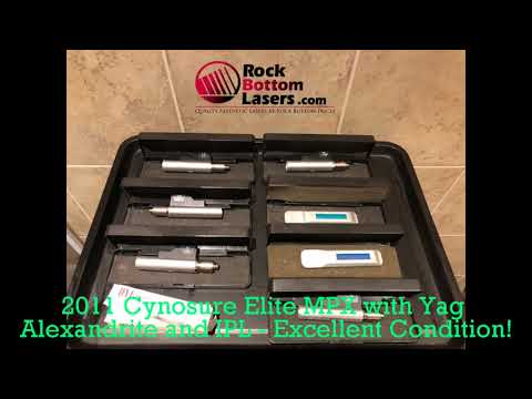 2011 Cynosure Elite MPX with Yag Alexandrite and IPL - Excellent Condition