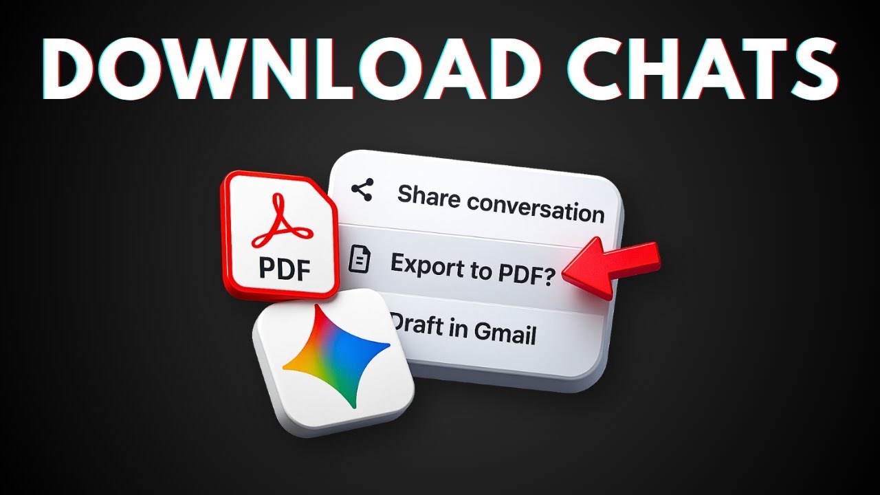 How to Export Gemini AI Chats as PDF with These Free Chrome Extensions