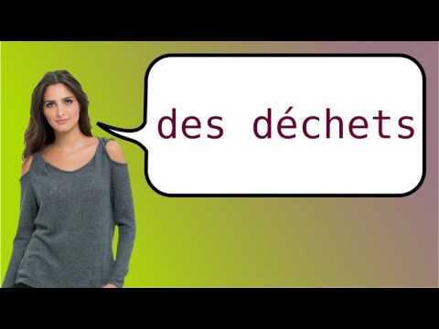 How to say garbage in French?