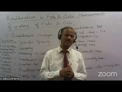 Oil and Fats Part - 3 by BY-Dr. Mallikarjun BP, IIMT College of Pharmacy