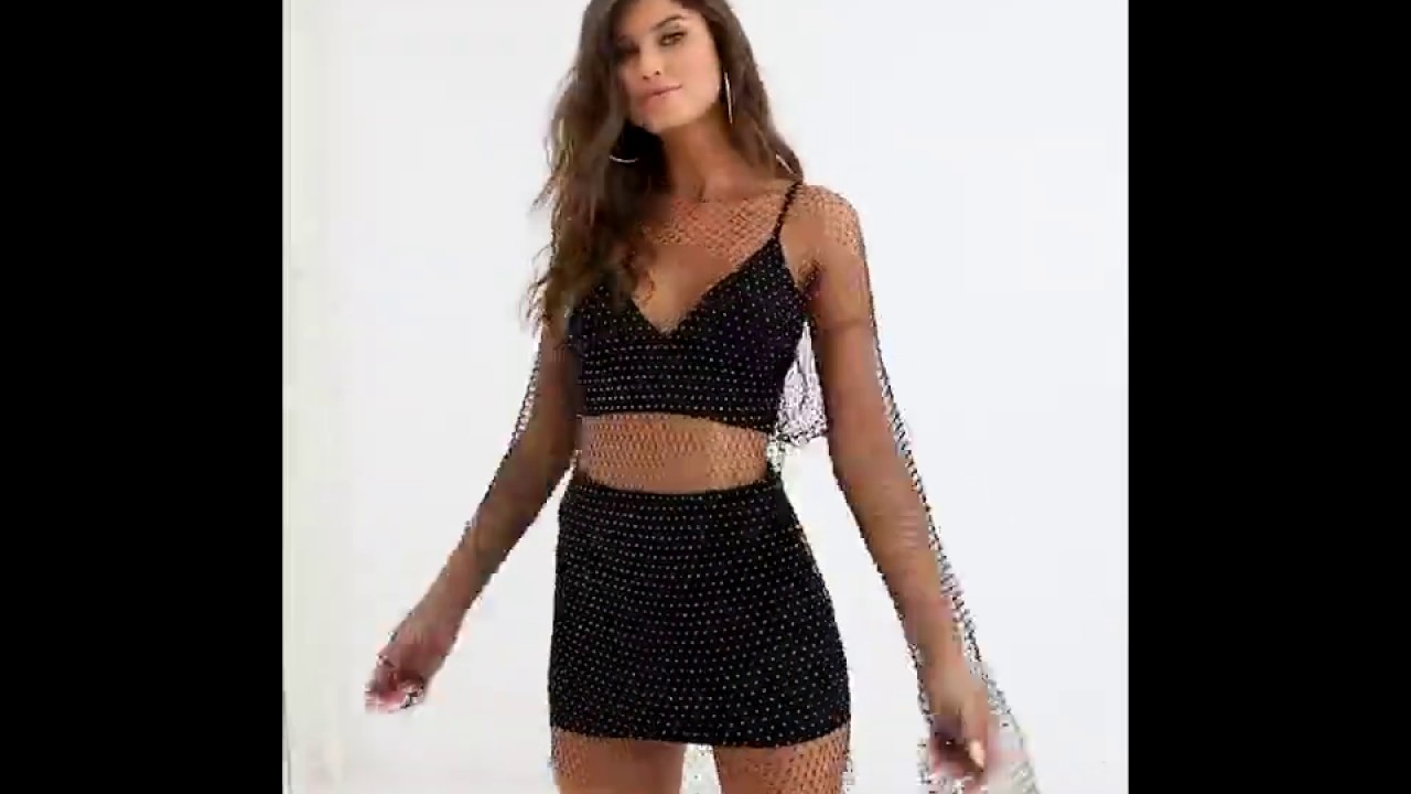 ShinyGal Long Sleeve Diamond Mesh