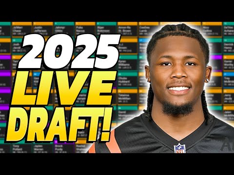 Drafting A Real Money Fantasy Football Team!