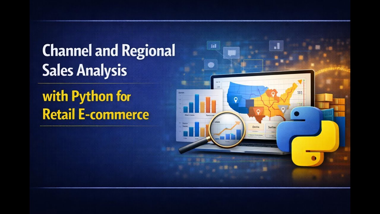 Channel and Regional Sales Analysis with Python for Retail E-commerce